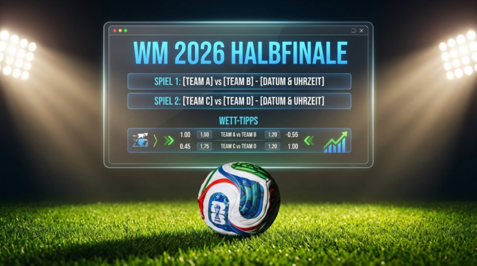 WM 2026 Halbfinale: Spielplan, Paarungen & Wett-Tipps